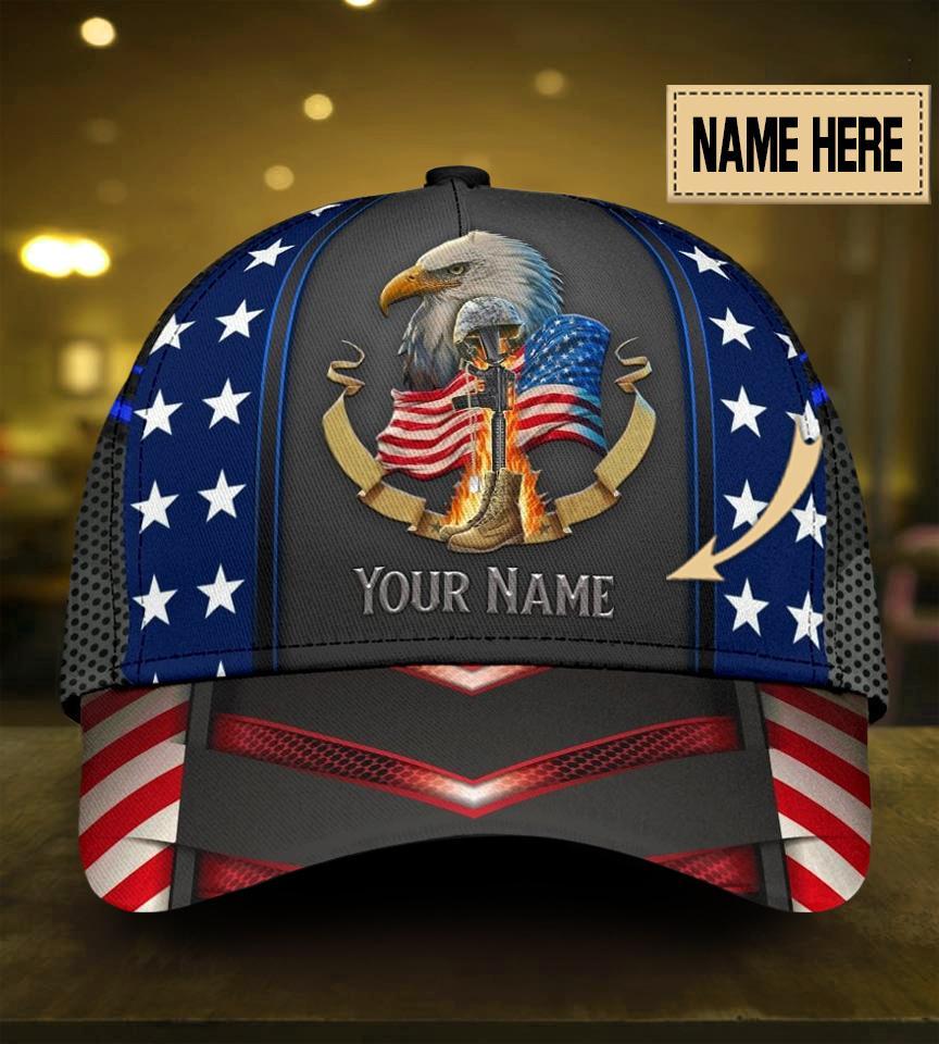 Personalized American Veteran Cap – HighSportPrint