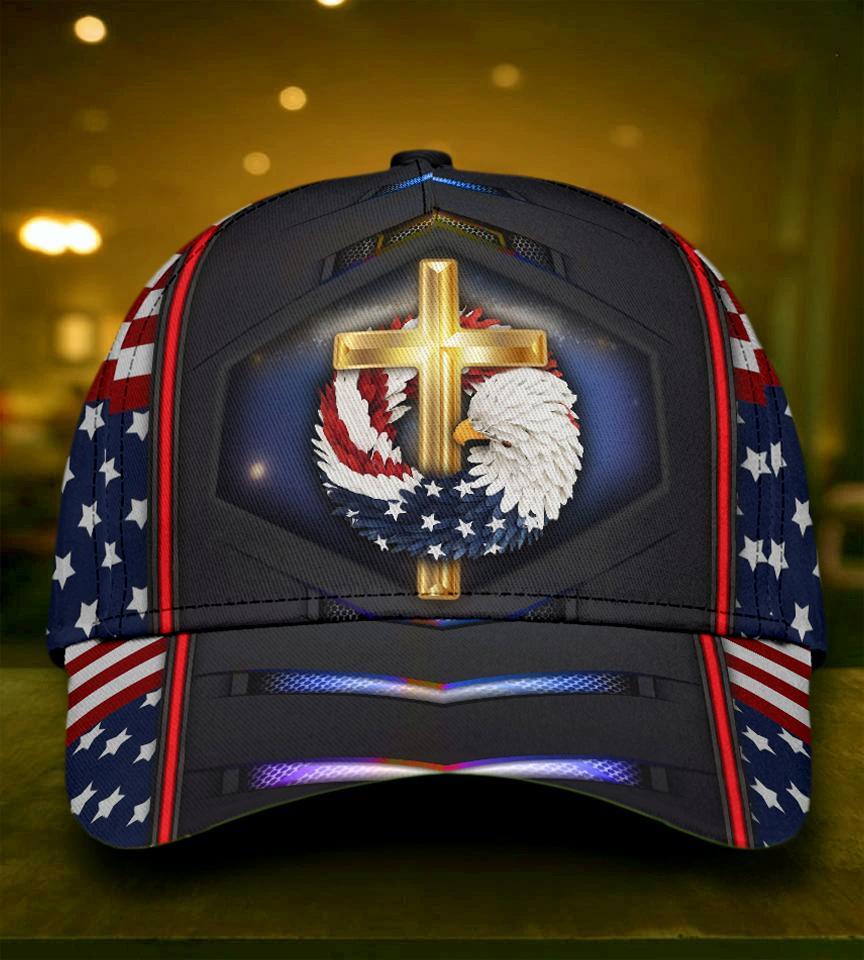 God Bless America Eagle Classic Cap – HighSportPrint