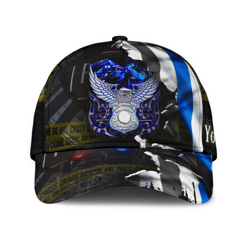 Personalized Back The Blue Cap – HighSportPrint