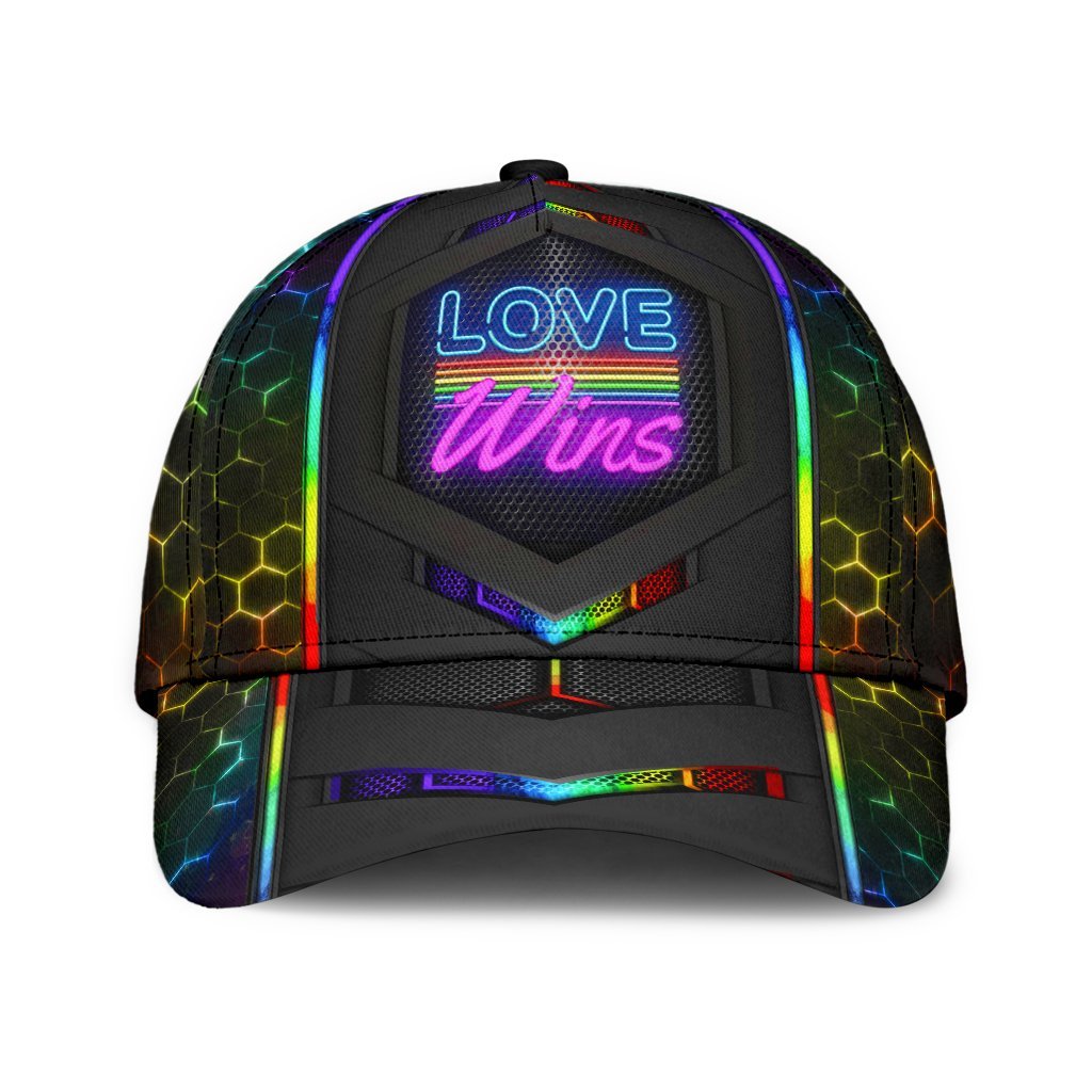 LGBT Love Wins Neon Classic Cap – HighSportPrint