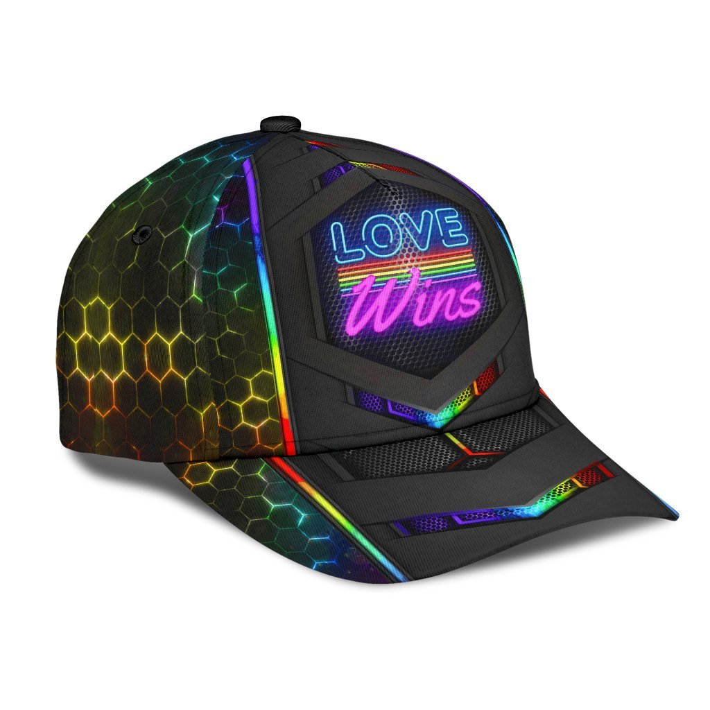 LGBT Love Wins Neon Classic Cap – HighSportPrint