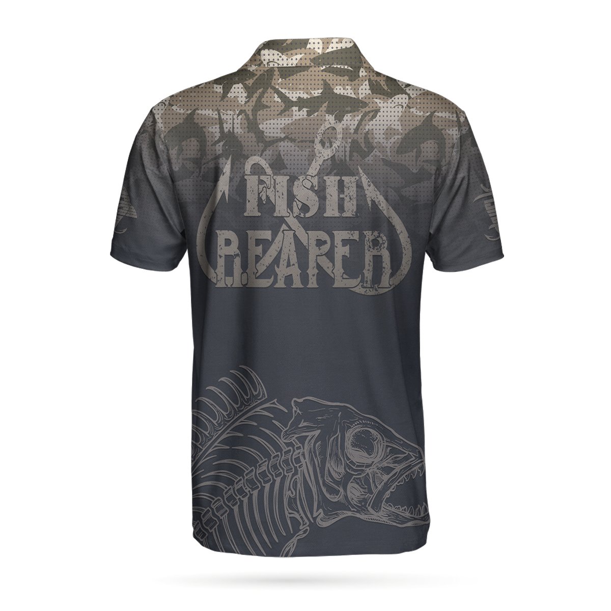 Fish Reaper Fish Skull Skeleton Fishing Polo Shirt – HighSportPrint