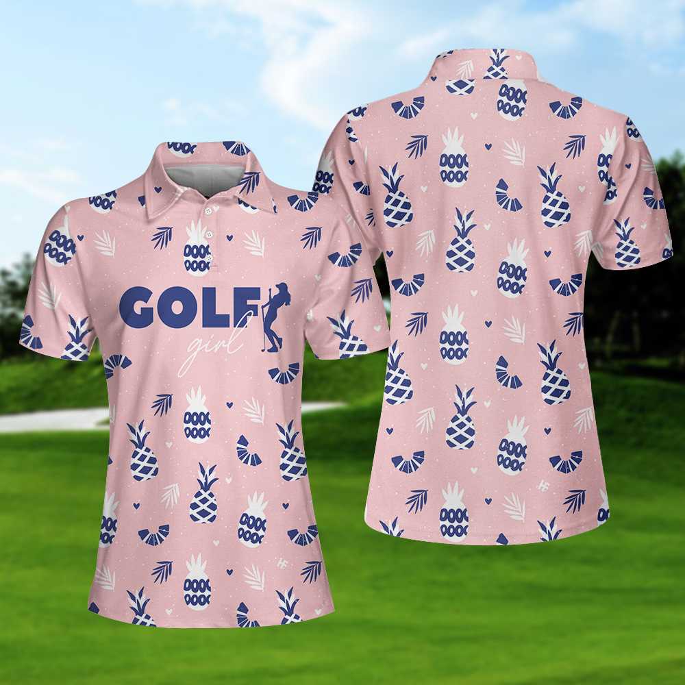 Golf Girl Summer Pattern Polo Shirt – HighSportPrint