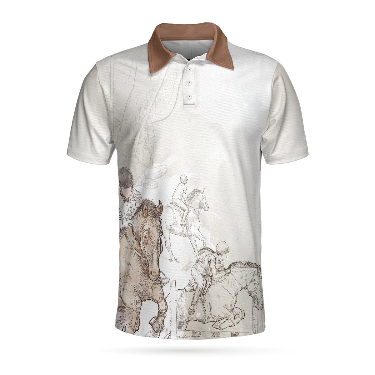 Horse Riding Pattern Polo Shirt – HighSportPrint